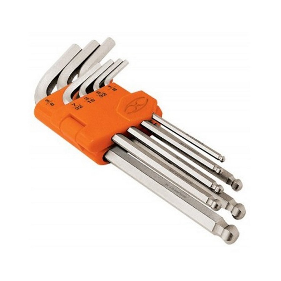 KIT LLAVE ALLEN LARGA PUNTA BOLA MILIMETRICA 7 PZAS. TRUPER 15548 | Almacenes Bou