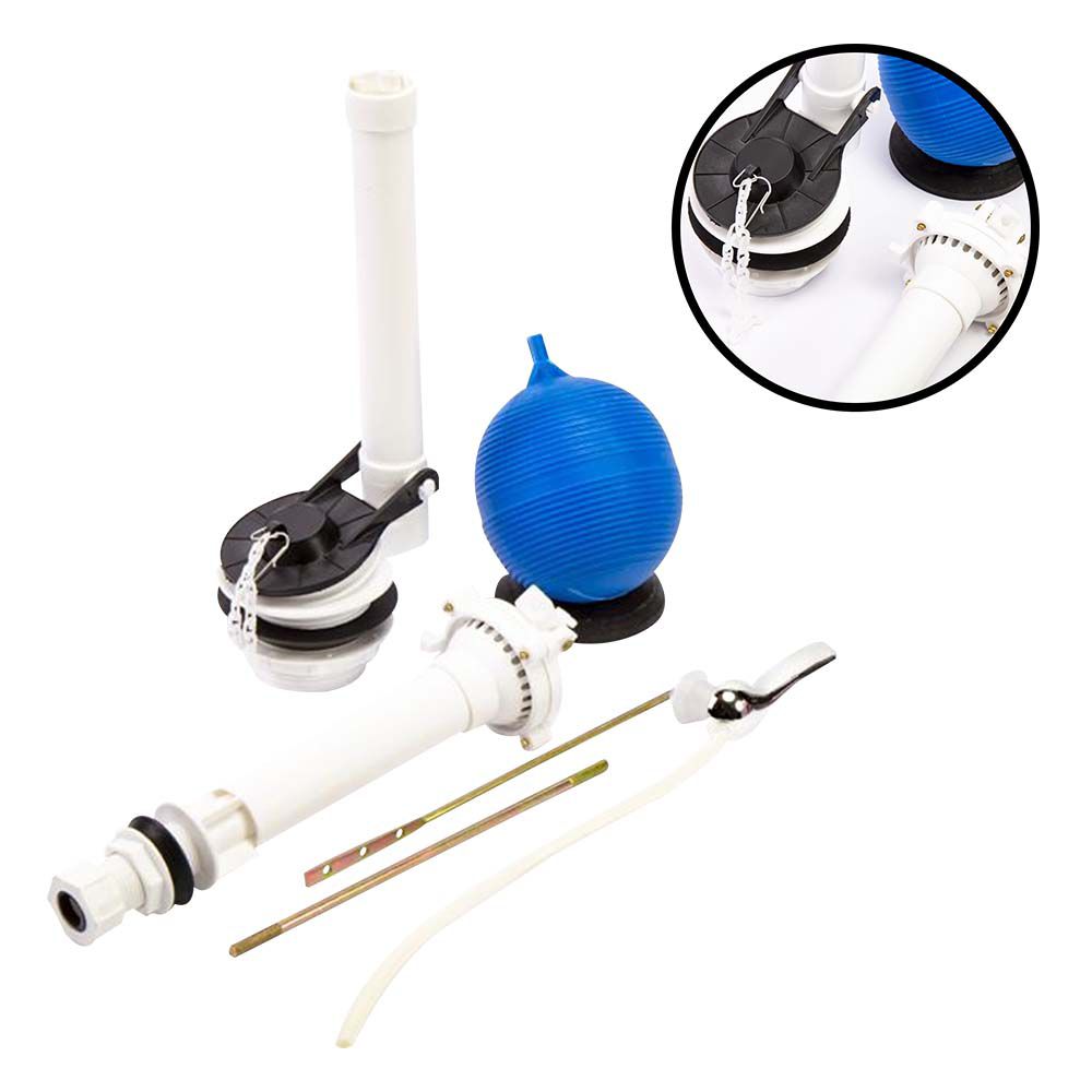 REPUESTO P/TANQUE INODORO KIT COMPLETO A367-MP | Almacenes Bou