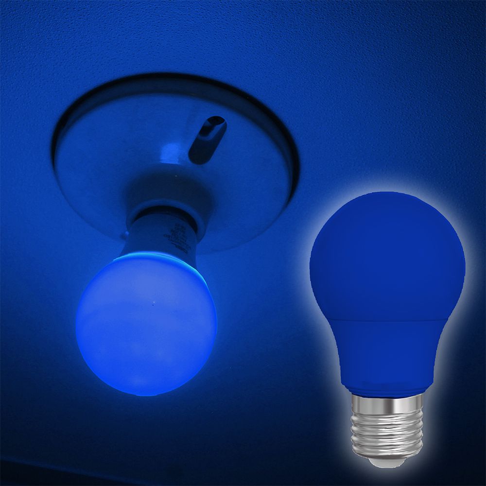 BOMBILLO LED 5W C/AZUL GE-73040BL | Almacenes Bou