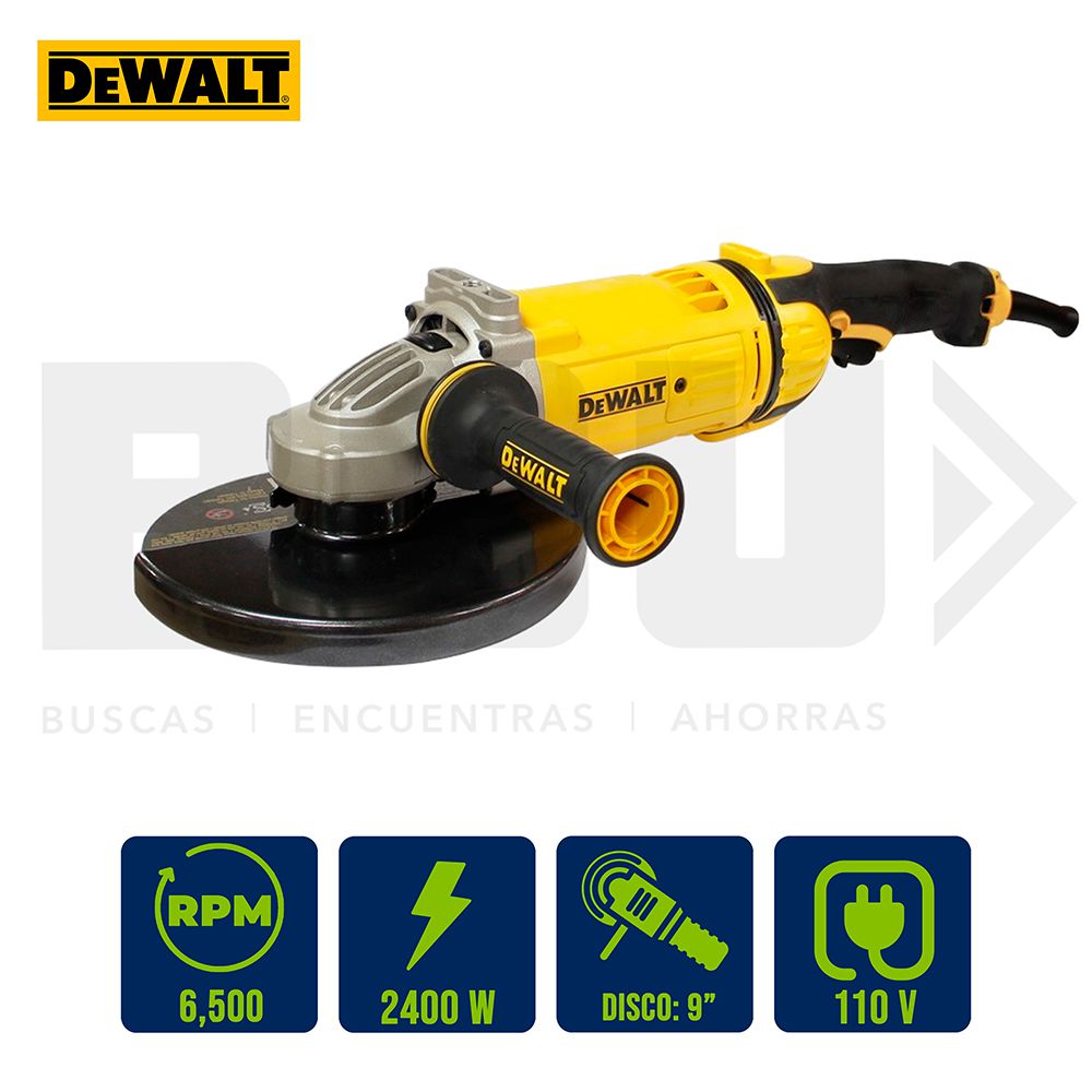 PULIDORA 9PLG. 2400W DEWALT DWE4559-B3 | Almacenes Bou
