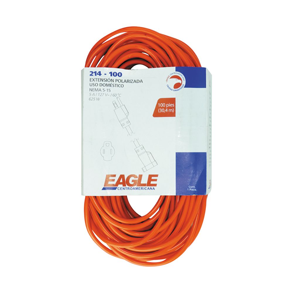EXTENSION EAGLE POLARIZADA 6A - 100 PIES 214-100 | Almacenes Bou