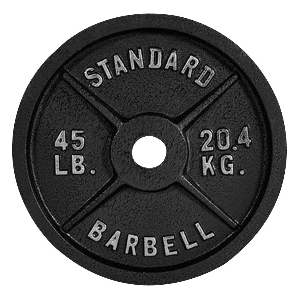 DISCO OLYMPIC BARBELL STANDARD 45LBS (UNIDAD) | Almacenes Bou