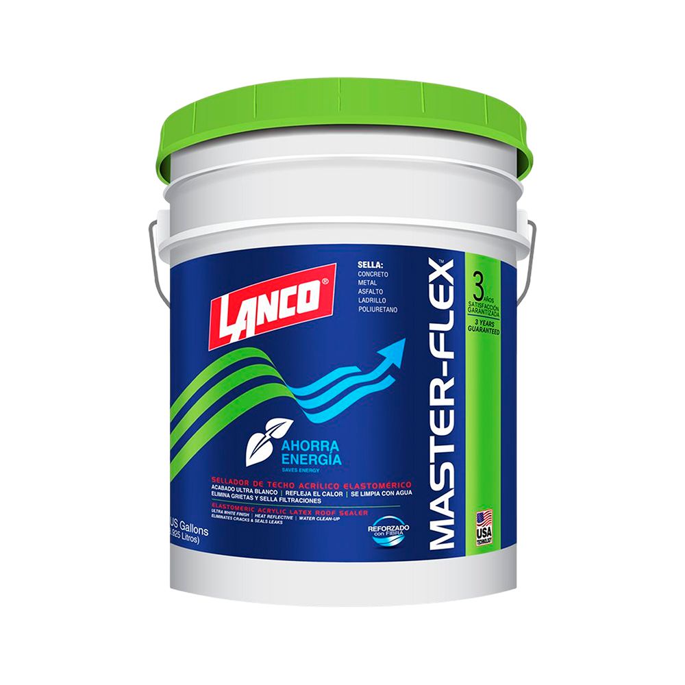 IMPERMEABILIZANTE MASTER FLEX BLANCO CUBETA LANCO VA-1744-2 | Almacenes Bou