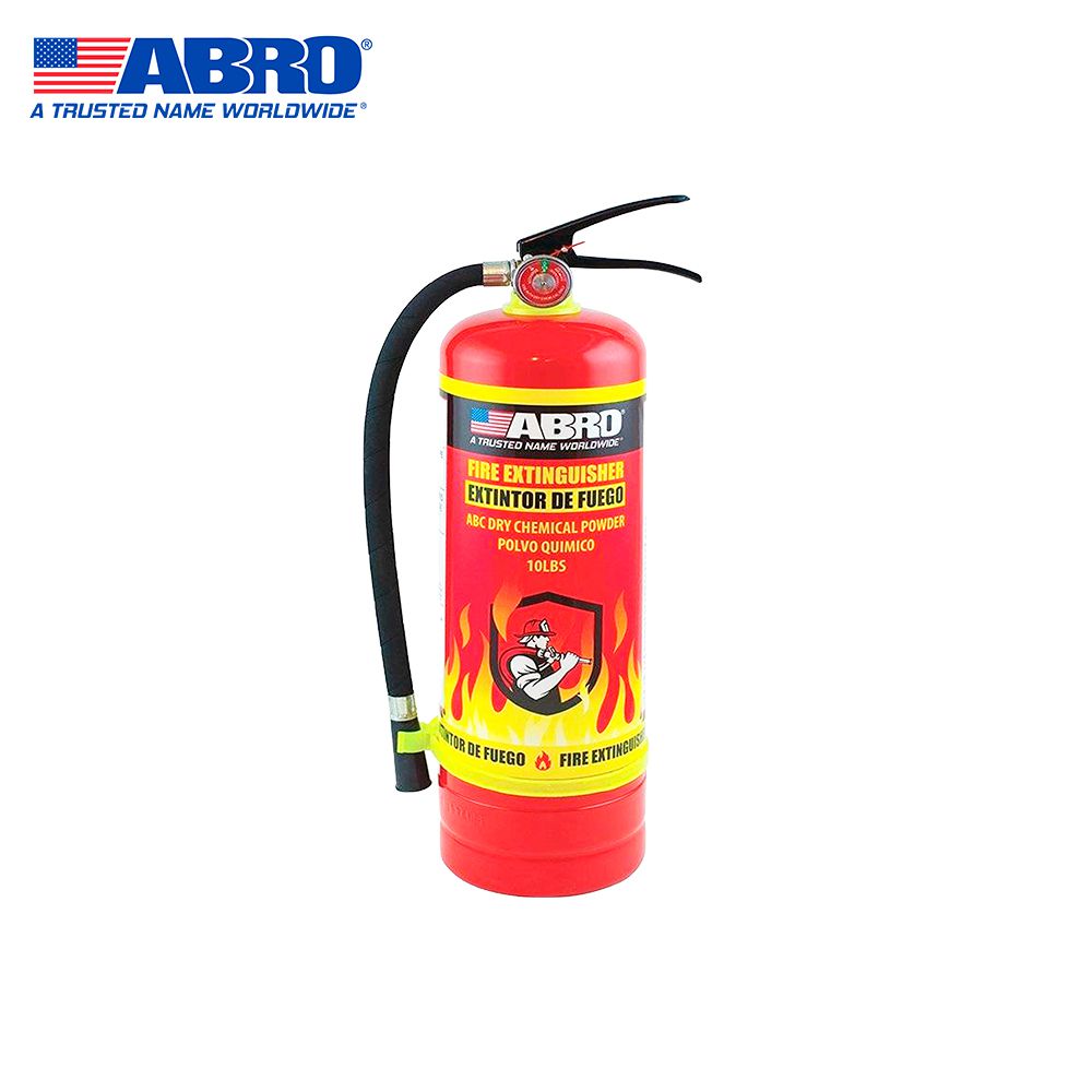 EXTINTOR 10 LBS. ABC RECARGABLE ABRO FE-939 | Almacenes Bou