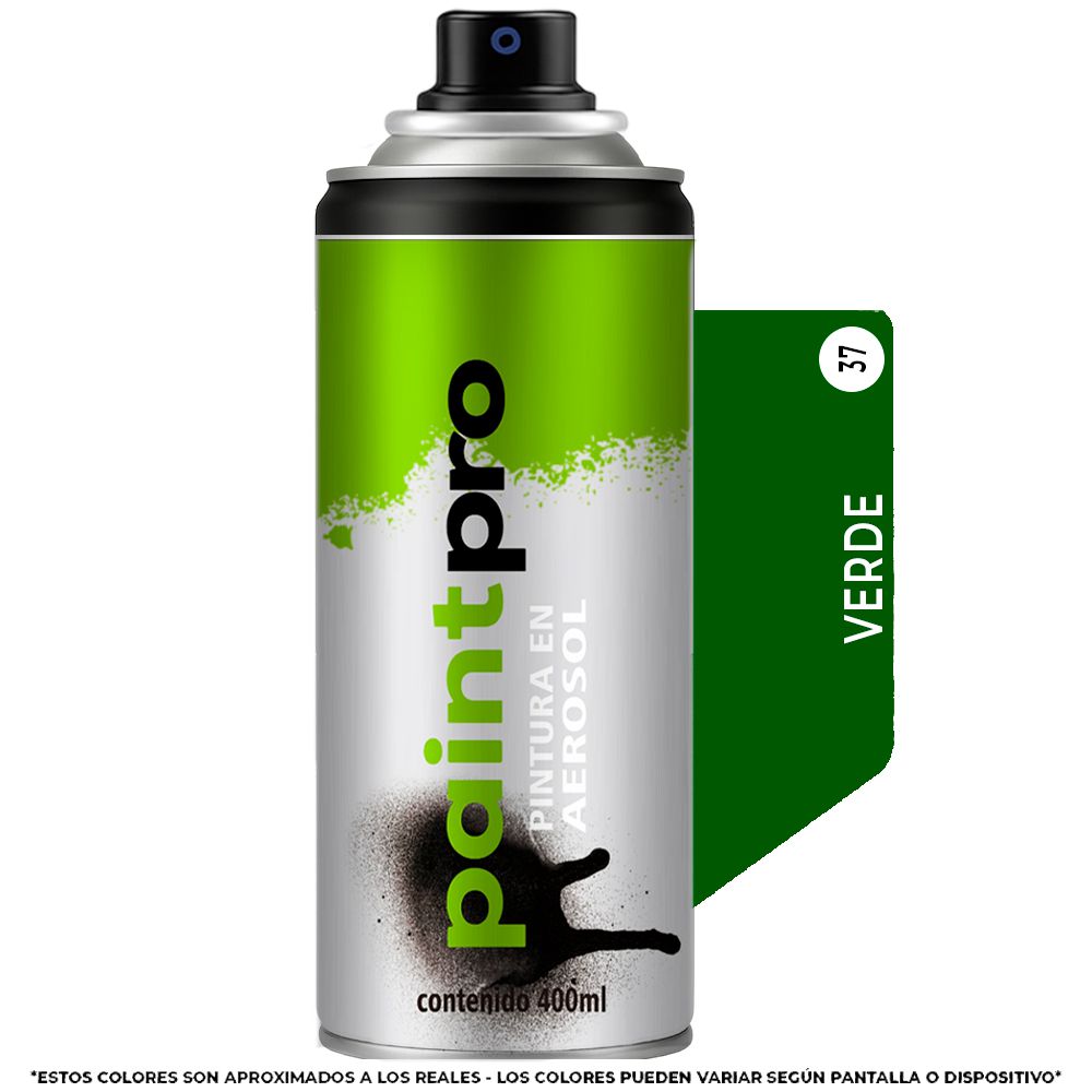 SPRAY PAINT PRO VERDE 37 | Almacenes Bou
