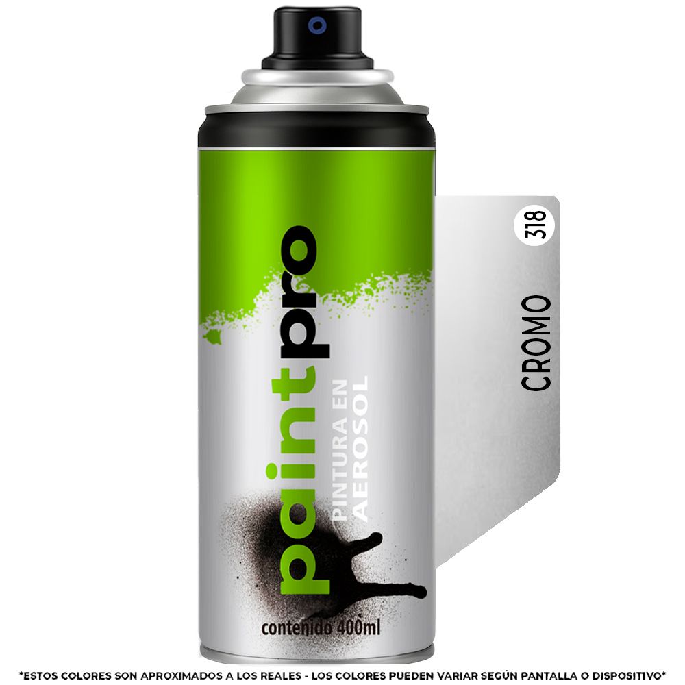 SPRAY PAINT PRO CROMO 318 | Almacenes Bou