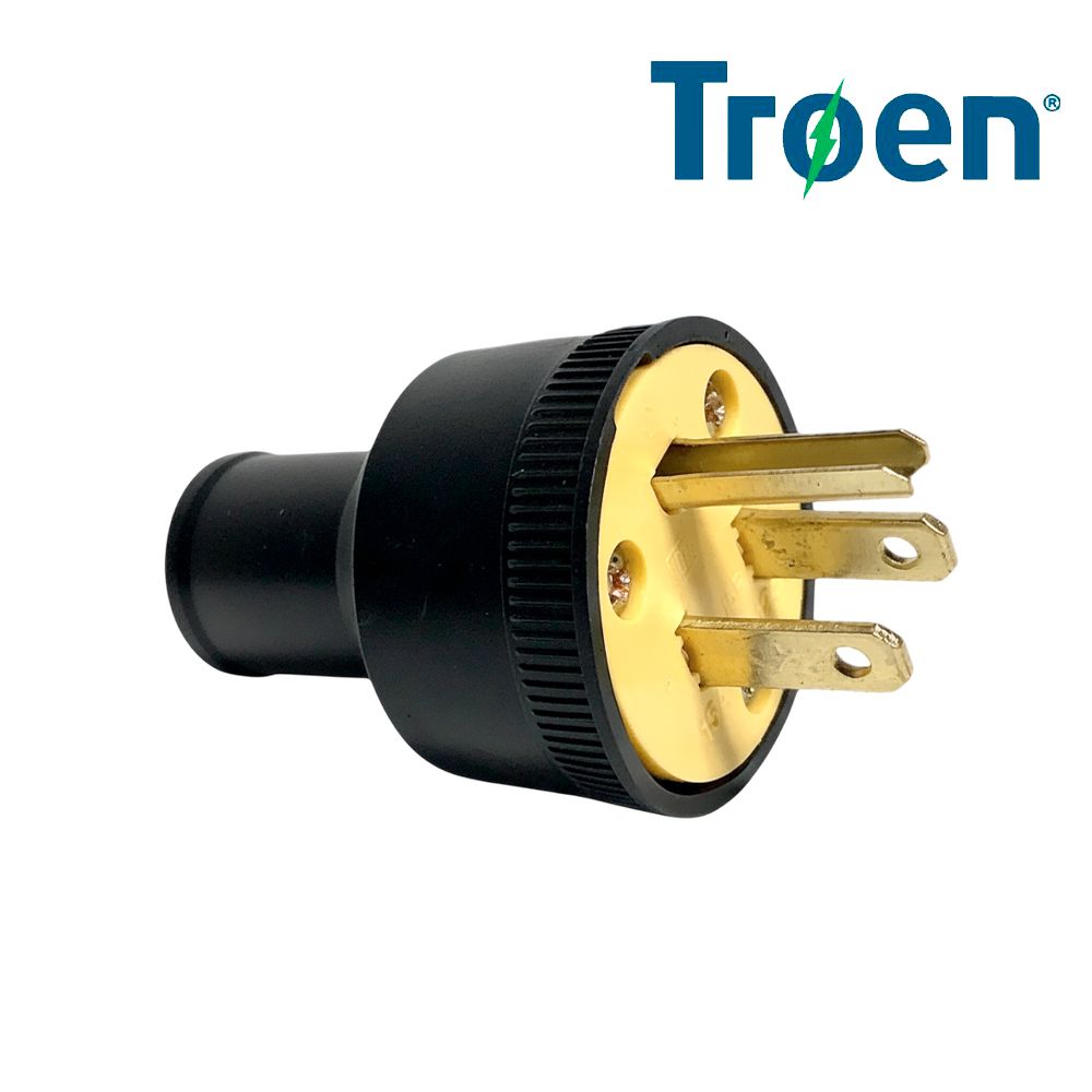 TOMA CTE. MACHO POLARIZADO TROEN P/EXTENSION DQ-024 | Almacenes Bou
