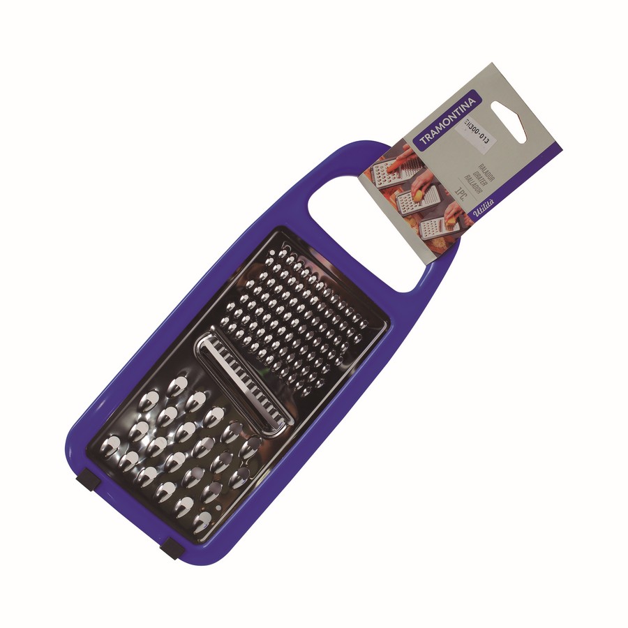RALLADOR ACERO INOX. 3 FUNCIONES AZUL TRAMONTINA 25695/110 | Almacenes Bou
