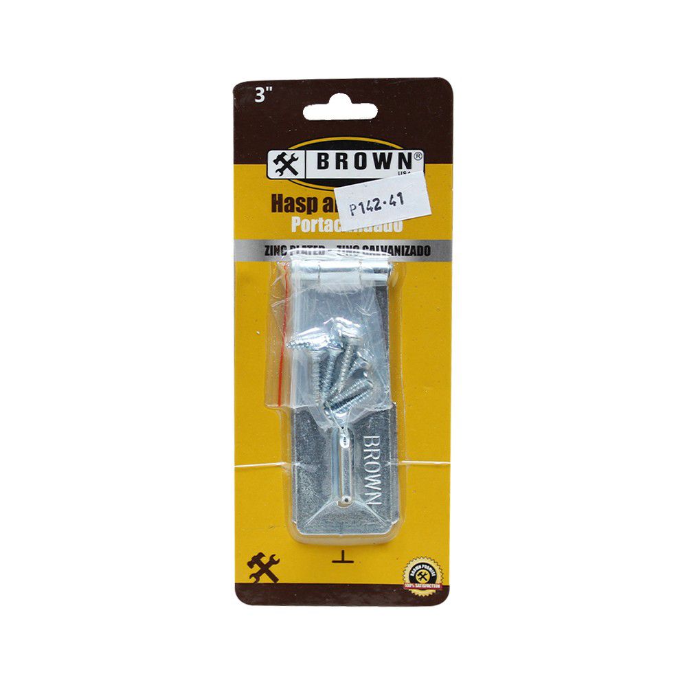 PORTA CANDADO GALV HEAVY DUTY 3 PULG BRZ00300 | Almacenes Bou
